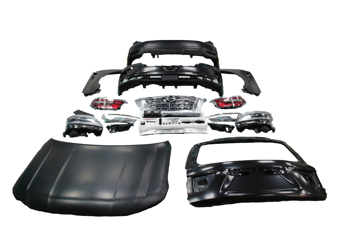 Nissan Patrol Y62 Wide Body Kit Black Hawk Untuk Suku Cadang Tuning ...